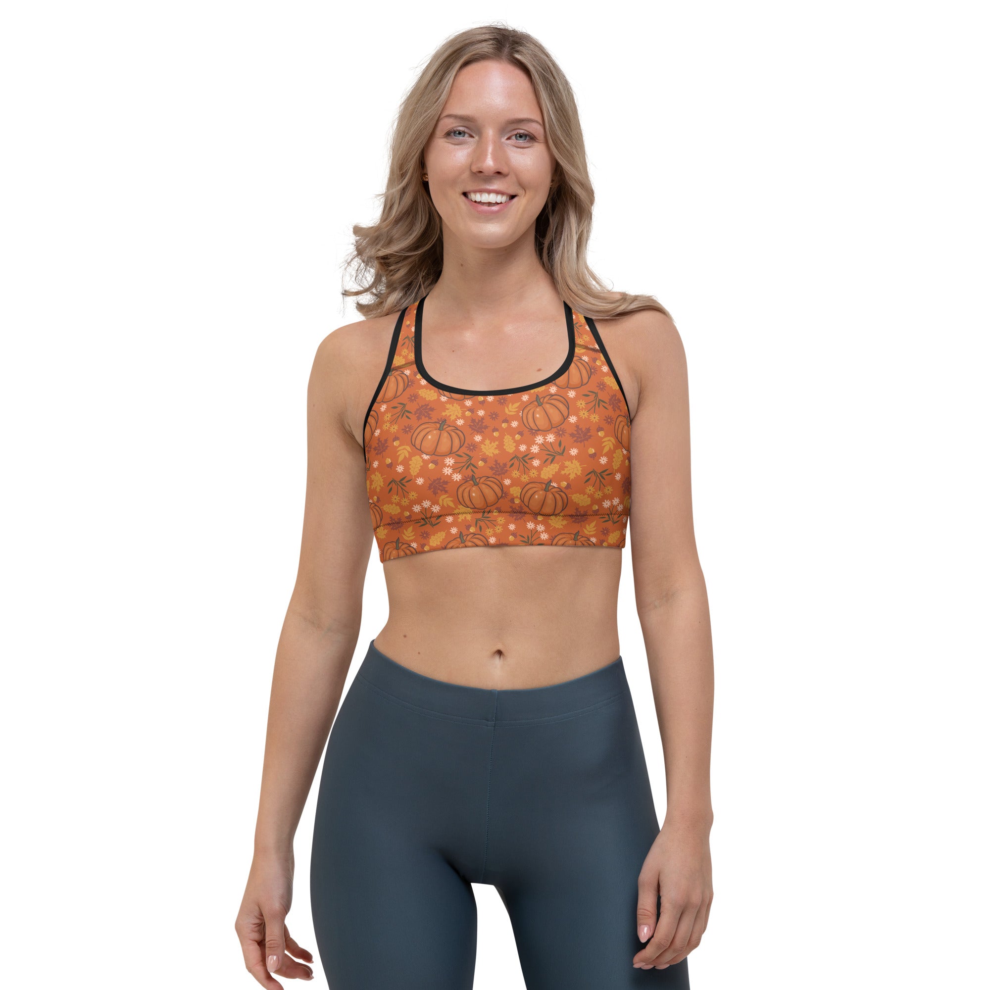 Pumpkin Spice Sports bra – Latitude 18